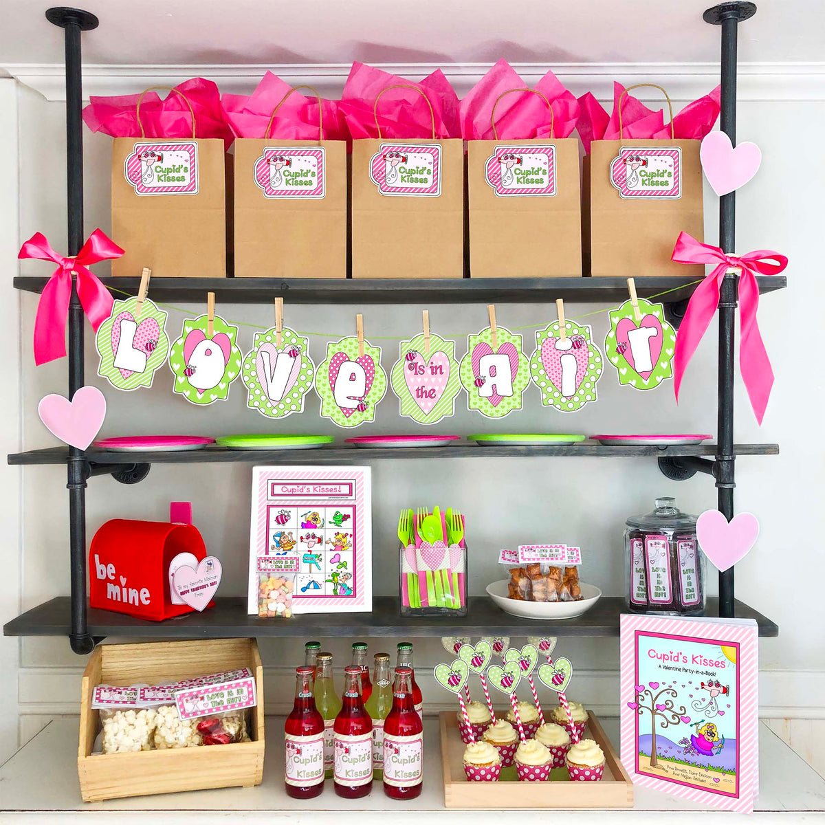 Valentine's Party-in-a-Book™ "Cupid's Kisses" (Valentine's Treasure Hu ...