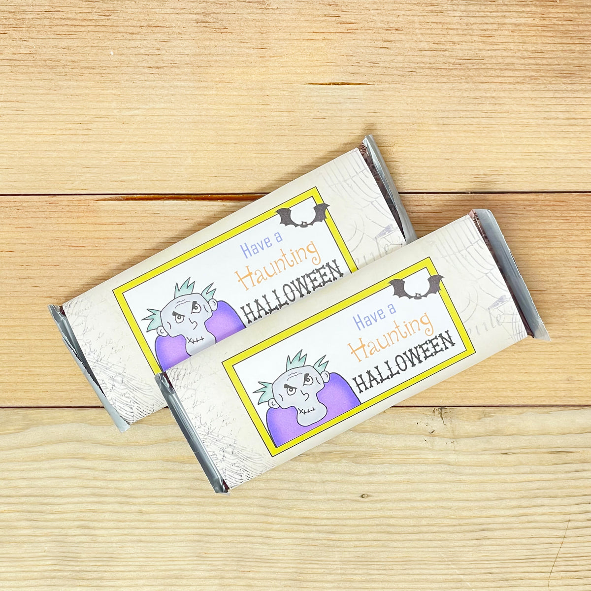 "Have a Haunting Halloween" Printable Halloween Candy Bar Wrapper ...