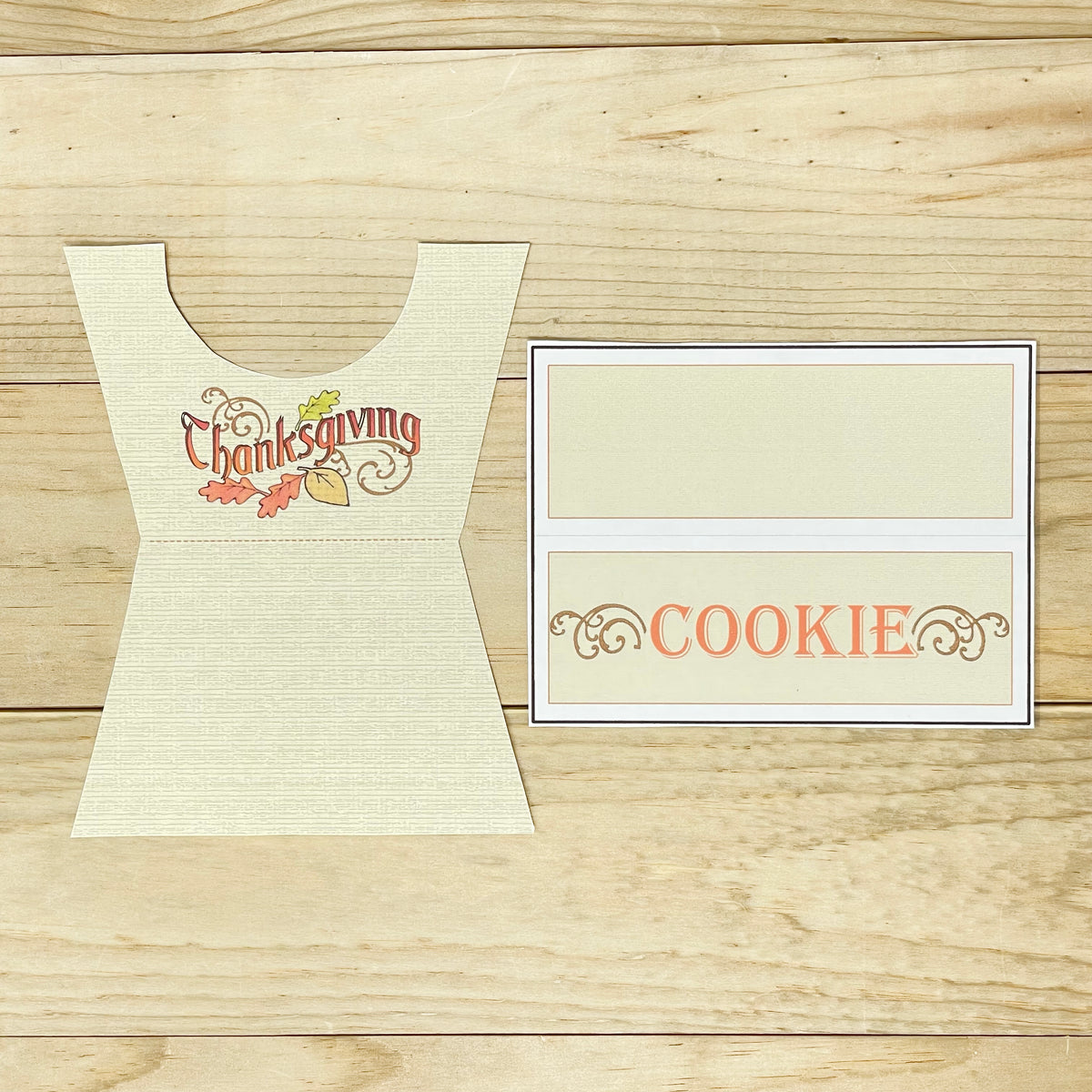 PRINTABLE Thanksgiving Cookie Pockets and Recipe "Happy Thanksgiving ...