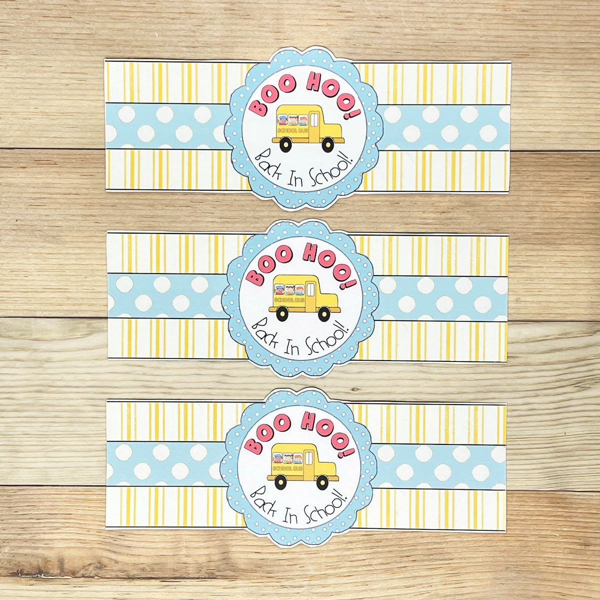 "Boo Hoo, Back to School" Printable Bottle Label - DOWNLOAD NOW ...