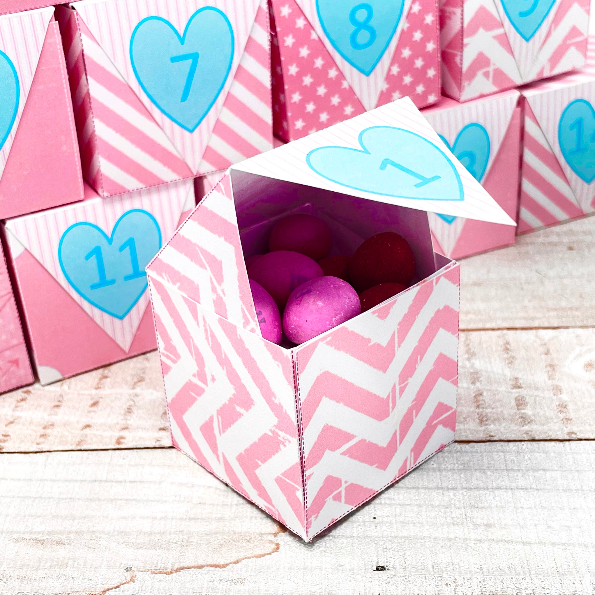 Valentine Candy Box Printable Free Printable Valentine's Heart Box