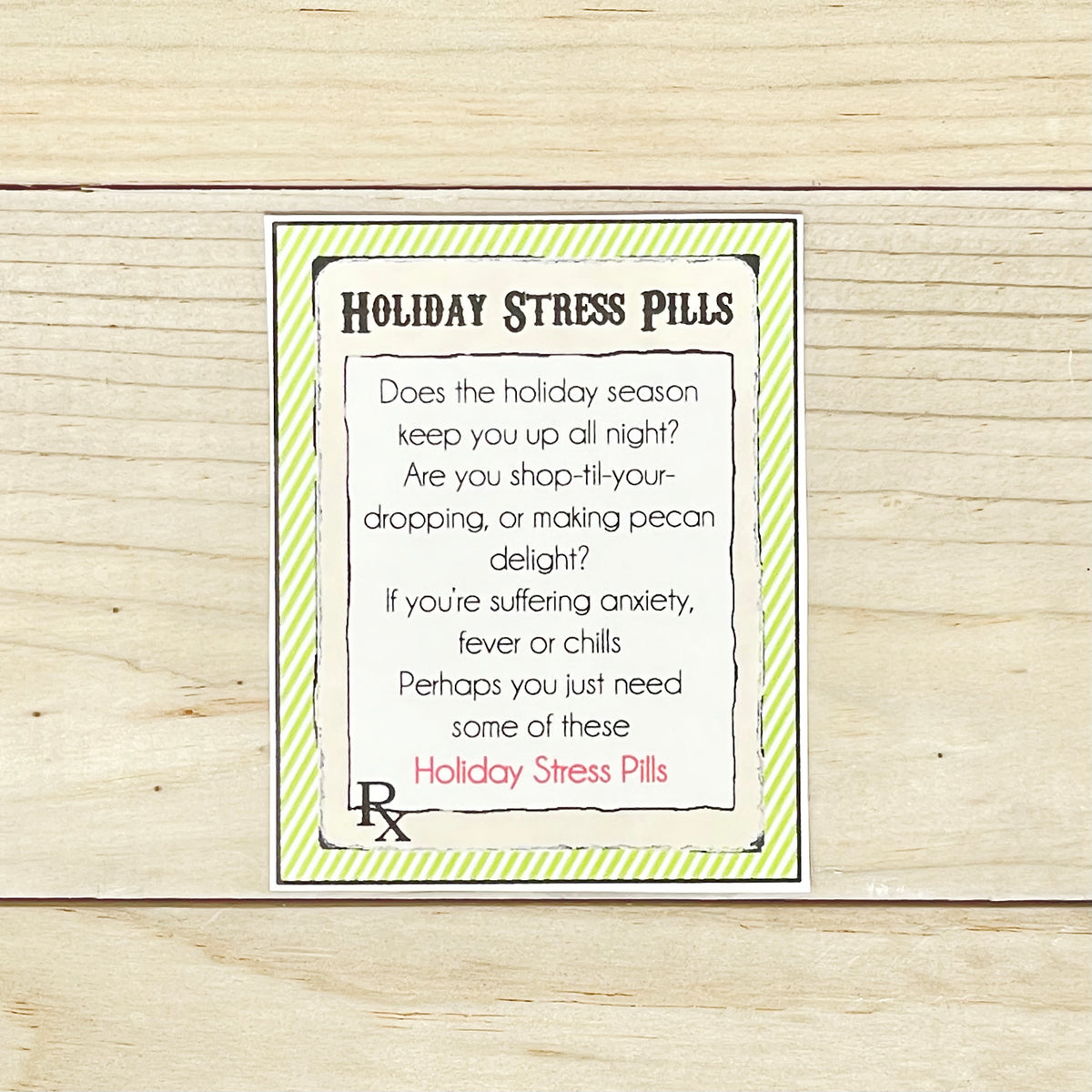 "Stress Pills” Printable Tags - DOWNLOAD NOW! – Parties and Playtime