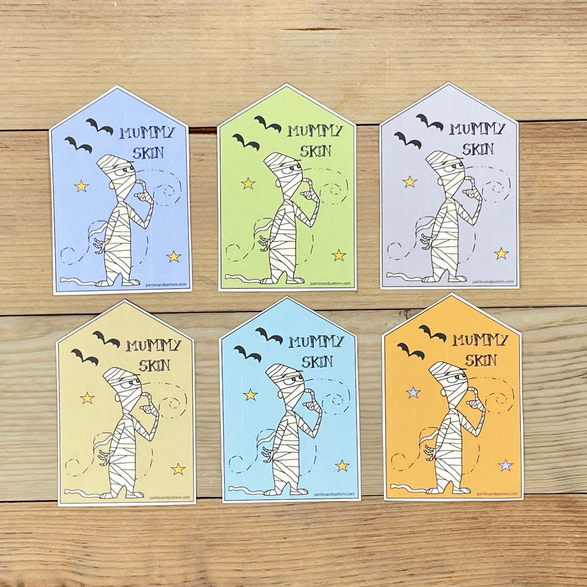 "Mummy Skin” Printable Tags - Download TODAY! – Parties and Playtime