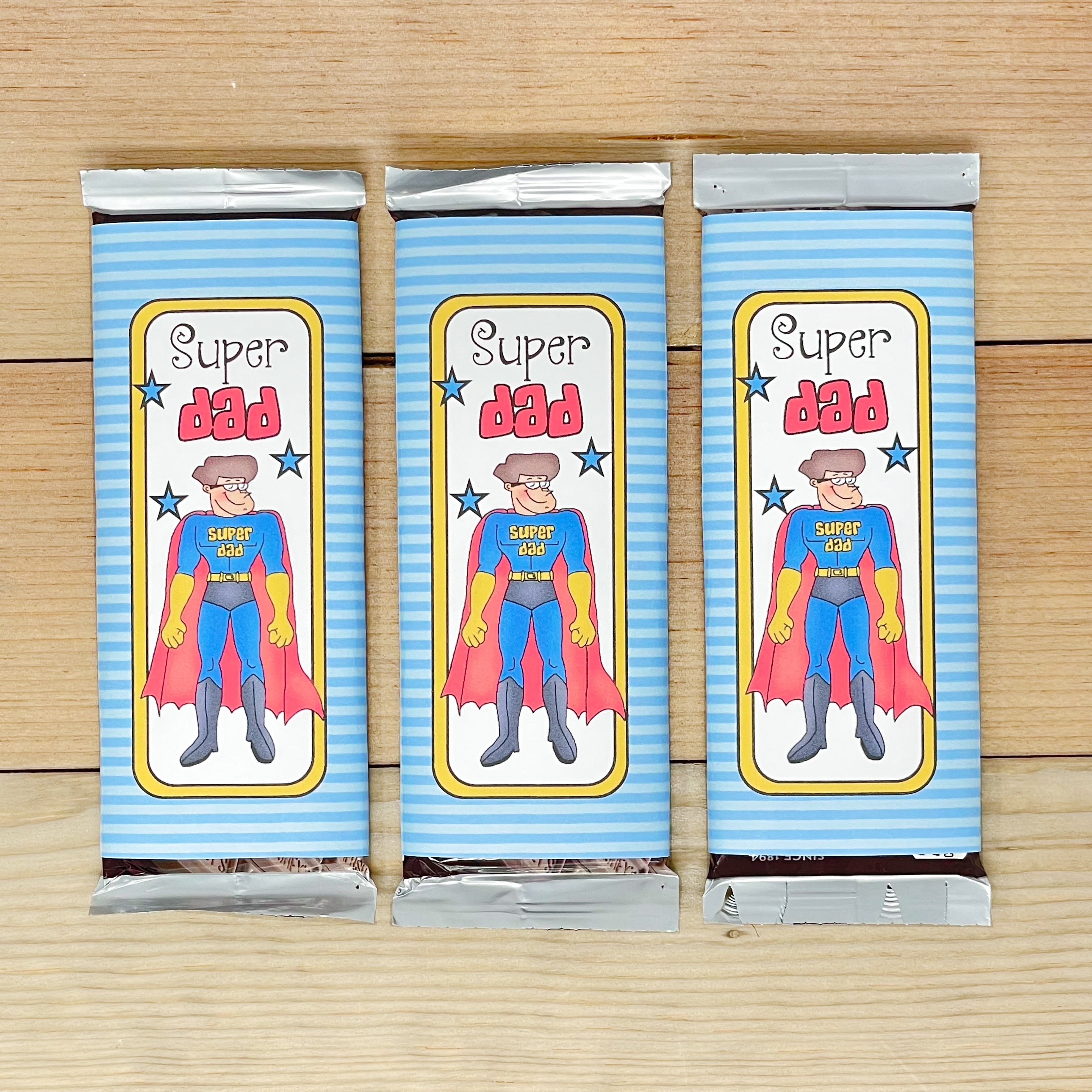 Superman Candy Bar Wrappers