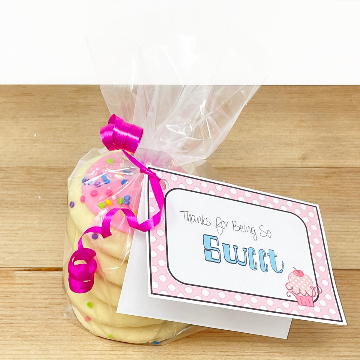 "Thanks for Being so Sweet” Printable Thank You Card - DOWNLOAD ...