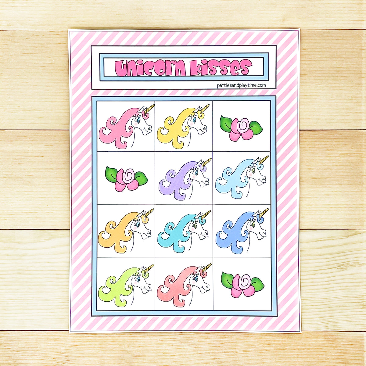 “That's my Unicorn!” Printable Game - DOWNLOAD NOW! – Parties and Playtime
